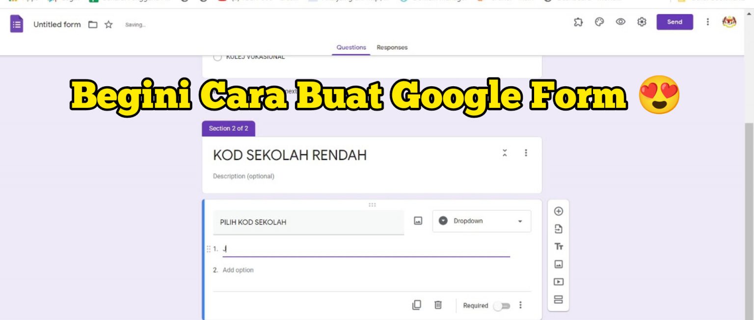 Ini dia cara bikin Absen lewat Google Form dengan Mudah dan Praktis ...